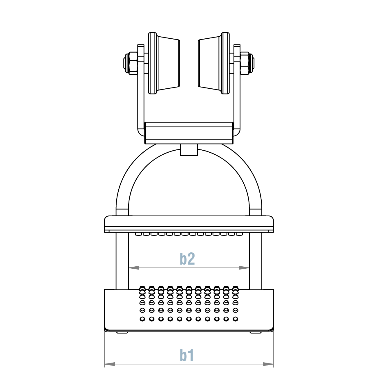 I-Beam Cable Trolley (UK type) (2005 Series-NPI-80) - VASEL Electromechanic