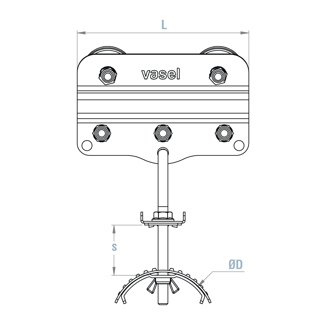 I-Beam Cable Trolley for Flatform Cables (2015 Series) - VASEL ...