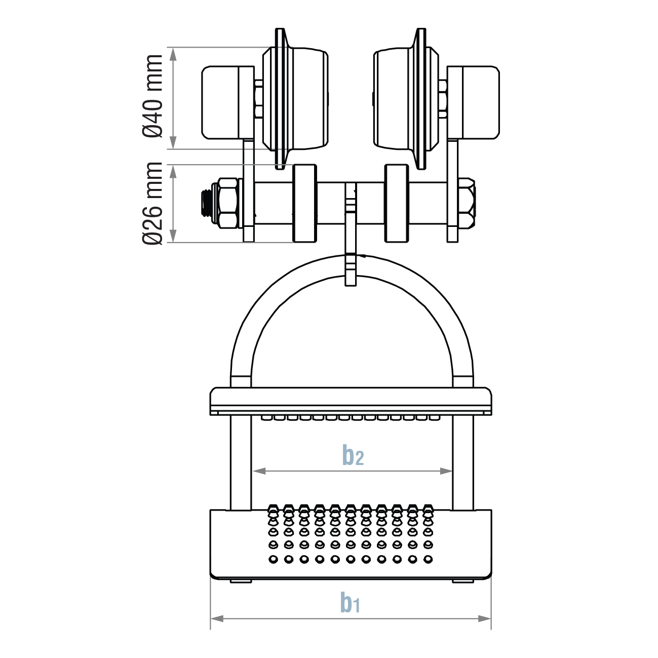 I-Beam Cable Trolley (4W-S) for Flatform Cables (2020 Series) - VASEL ...
