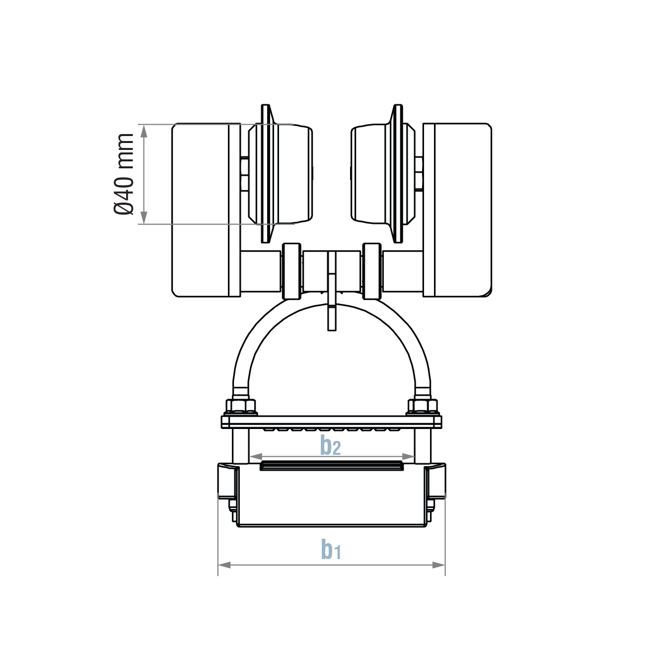 I-Beam Cable Trolley (2WF-RS) for Flatform Cables (2020 Series) - VASEL ...