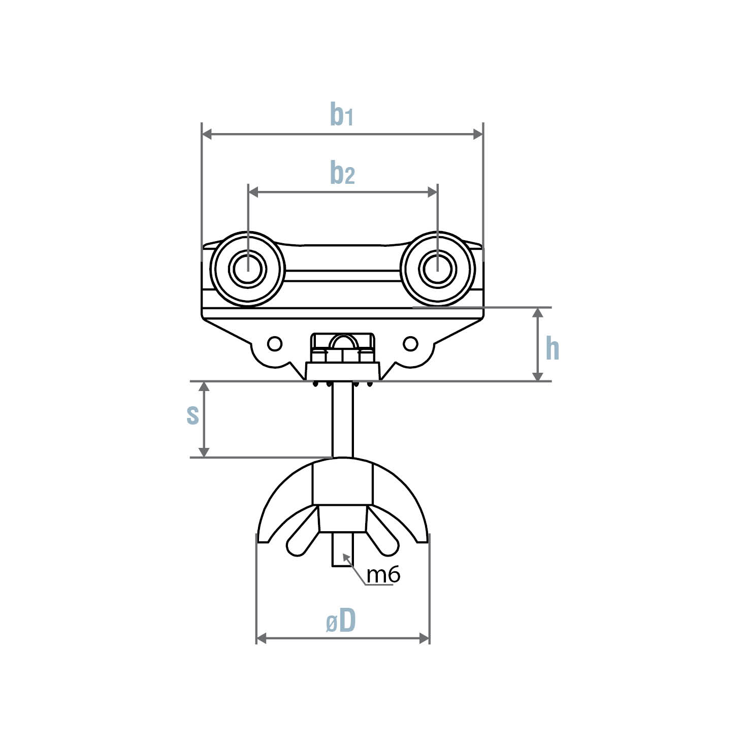 Plastic Cable Trolley for Flatform Cables (with plastic roller) - VASEL ...