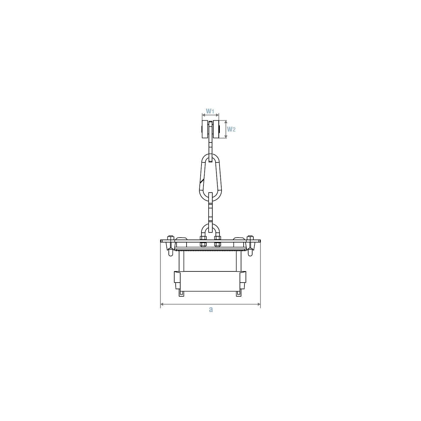 Pendant Station Trolley with plastic saddle for Flatform Cables - VASEL ...
